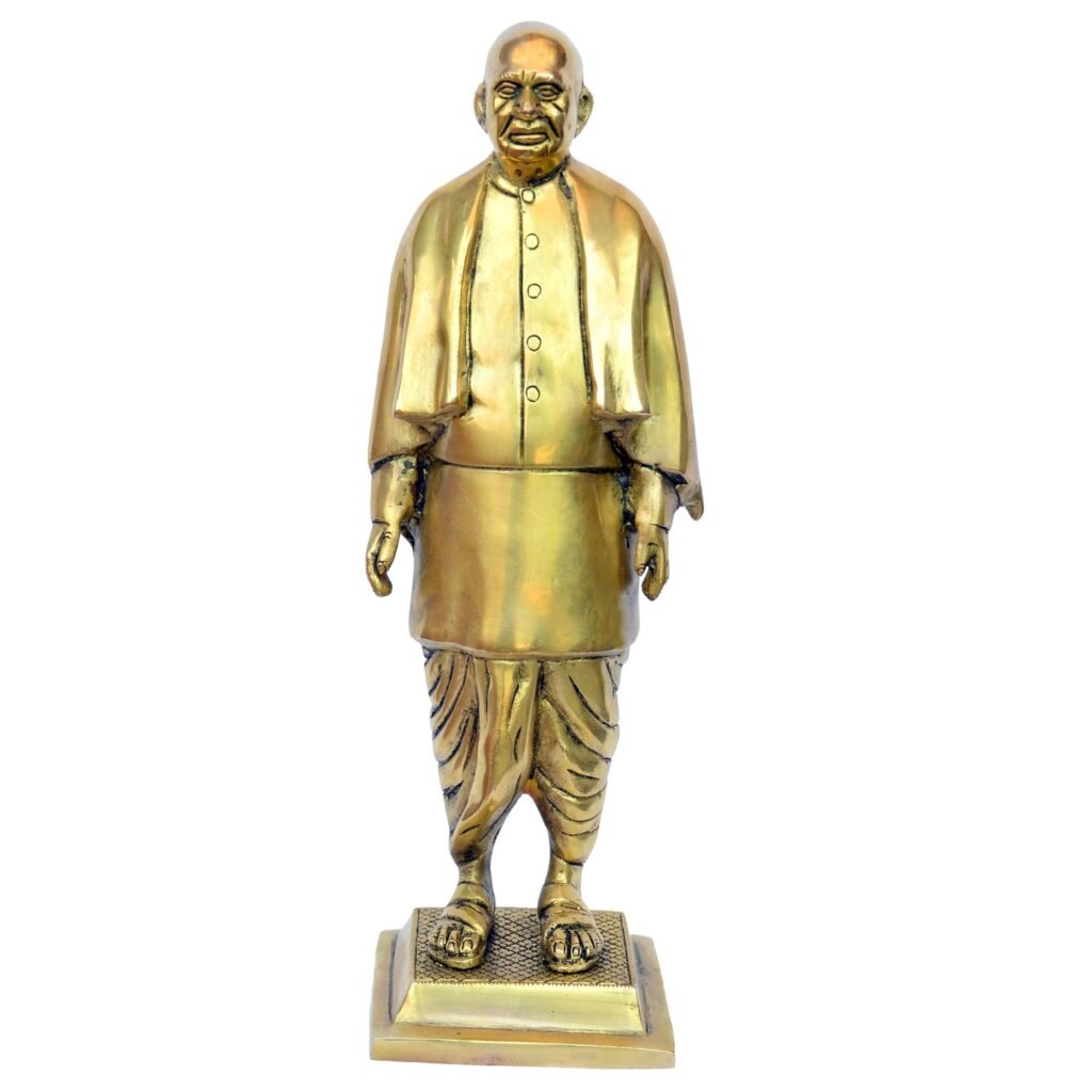 Buy Model Sardar Patel (Statue of unity) Medium Brass For Handicraft ...