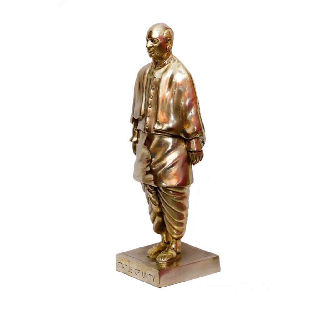 Buy Sardar Vallabhbhai Patel (Statue of Unity) Brass Model Handicraft ...