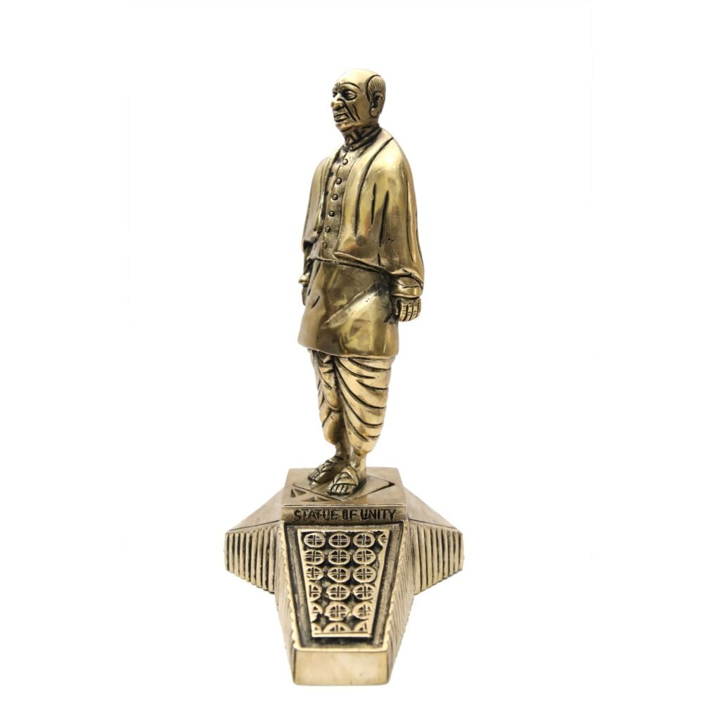 Buy Statue Of Unity Brass Model (Sardar Patel) For Handicraft Art By ...