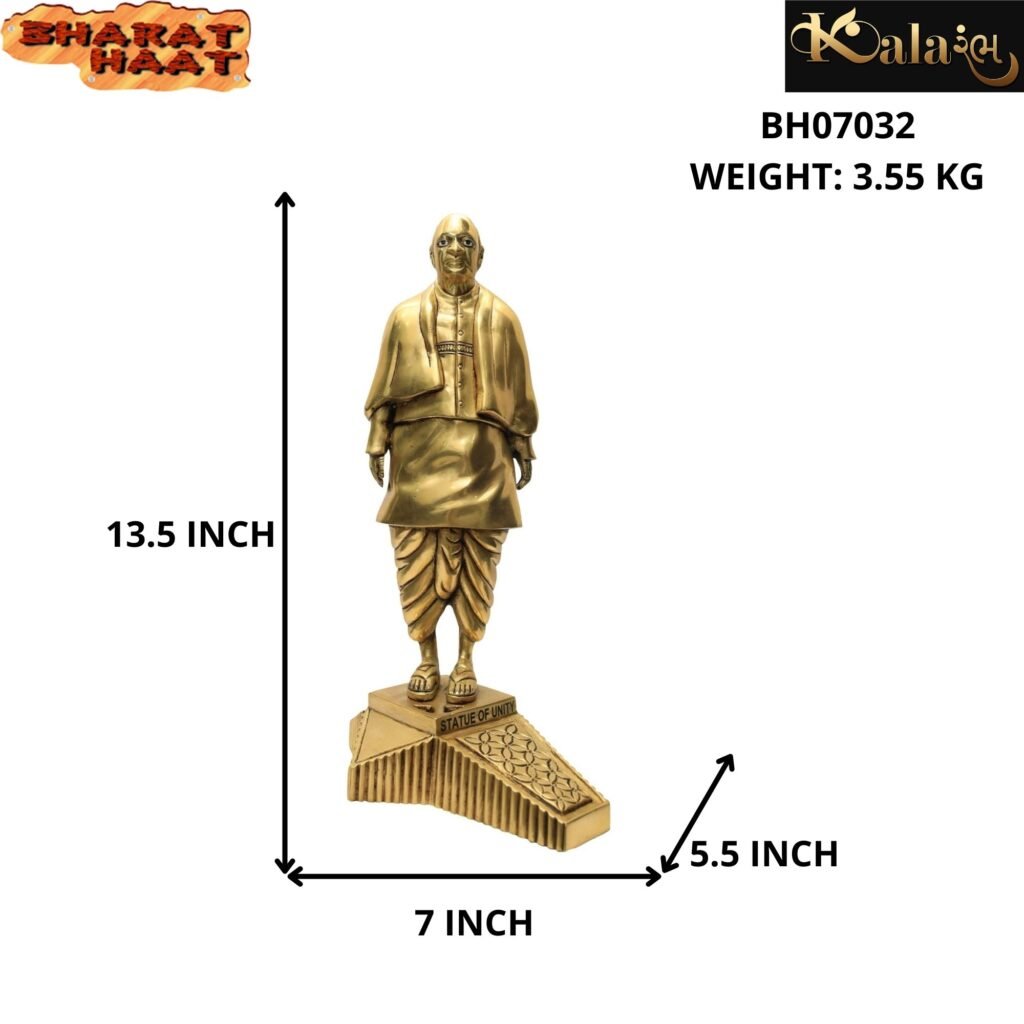 Buy Statue Of Unity Model Sardar Patel Idol Big Brass For Handicraft ...